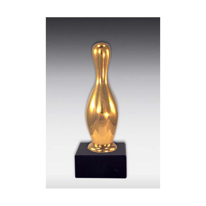 Figur Kegel-Pin Bronze, silber oder Goldfarben, Gosling Pokale und Tr